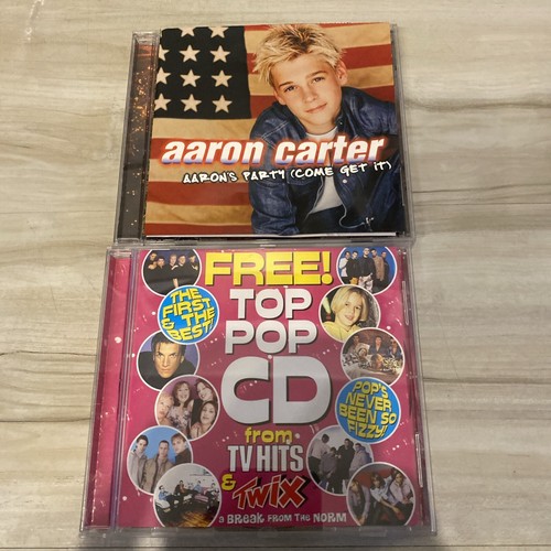 Aaron Carter CD LOT Top POP TV Hits & Twix & Aaron’s Party Come Get It ...
