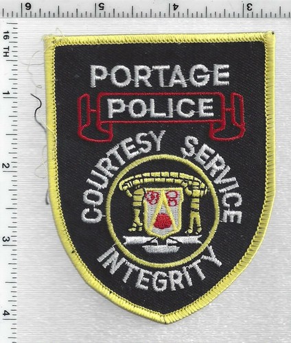 Portage Police (Michigan) 1st Issue Uniform TakeOff Shoulder Patch | eBay