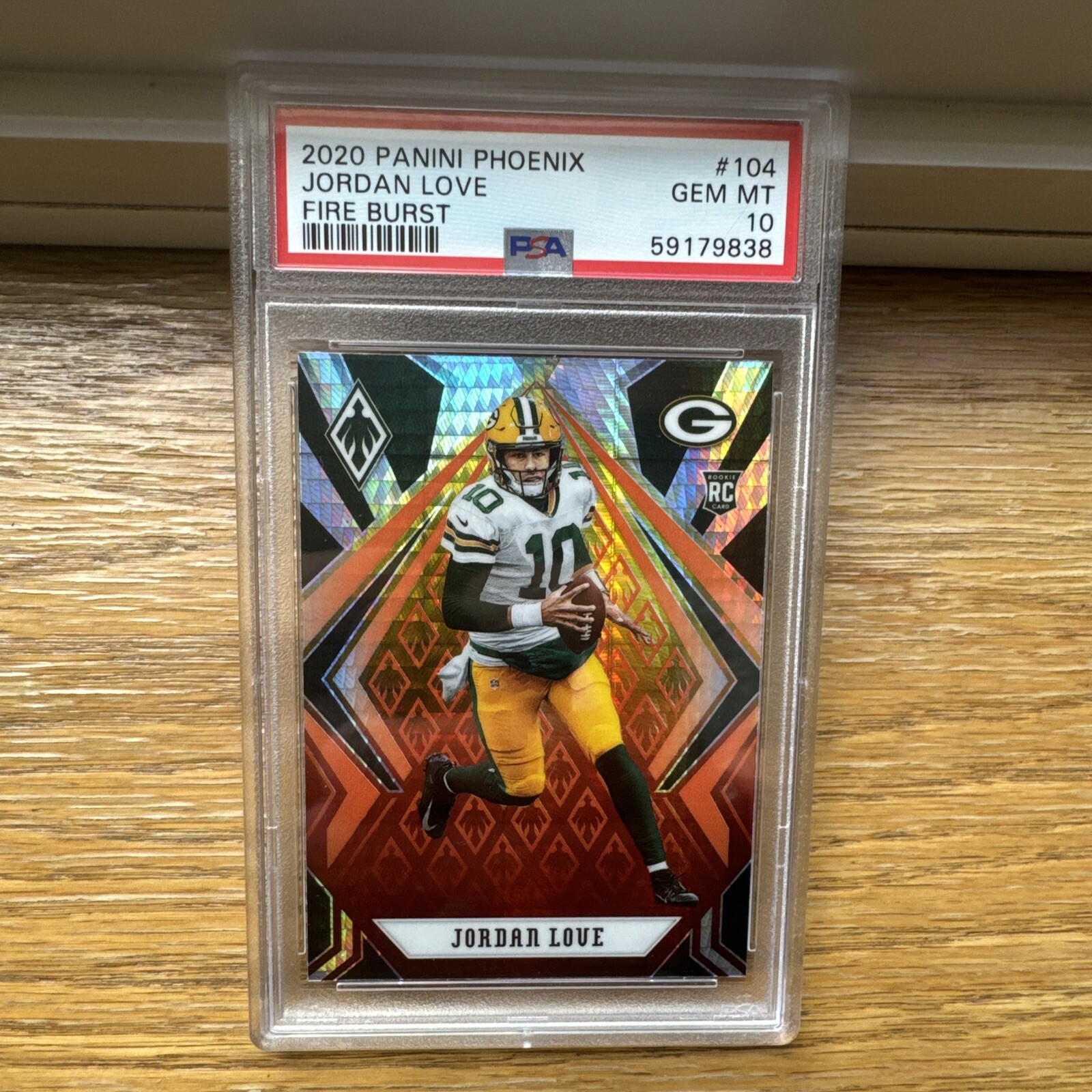 Jordan Love 2020 Phoenix #104 Fire Burst Price Guide - Sports Card Investor
