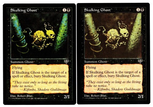 Skulking Ghost - 1996 Mirage MTG Black Common Creature NP X 2 | eBay