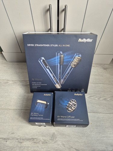 Babyliss Air Wand, Fly Away Tamer & Diffuser Set | eBay UK