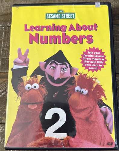 Sesame Street Learning About Numbers DVD-Rare Vintage-SHIPS N 24 HOURS ...