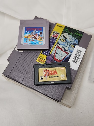Nintendo Game Boy Lot Of 3 Zelda Games Batman Return Of The Joker,Super ...