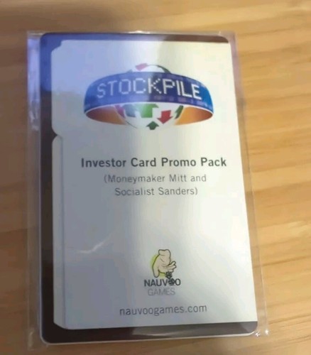 Stockpile Game Promo - Moneymaker Mitt & Socialist Sanders Investor ...