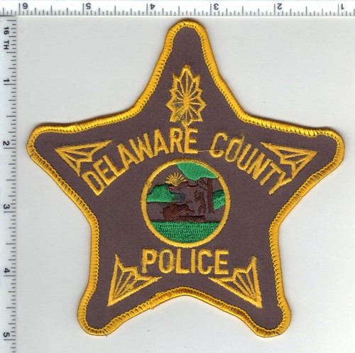 Delaware County Police (Indiana) Shoulder Patch - new from the 1980s | eBay
