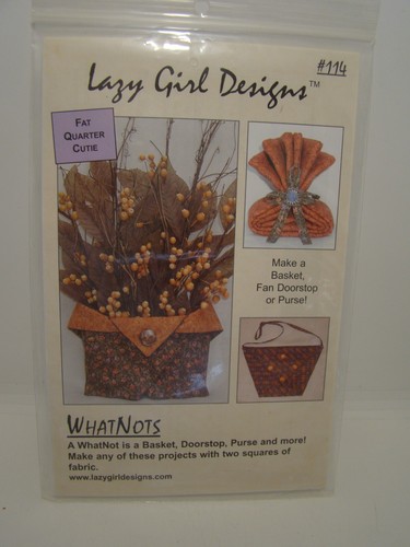 Lazy Girl Designs Fat Quarter Cutie WhatNots Pattern Packet #114 | eBay