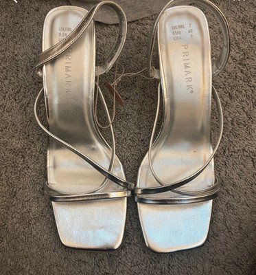 Primark Silver Heels for Women for sale | eBay