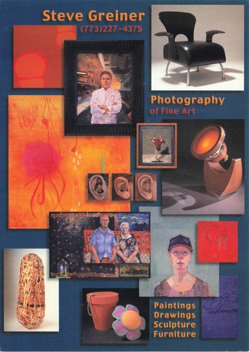 Steve Greiner Photography Paintings Drawings Promo Art Postcard ...