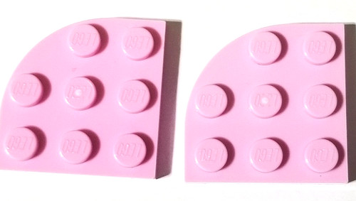 LEGO 3x3 Plate Round Corner Pink Part 30357 LOT OF 2 | eBay