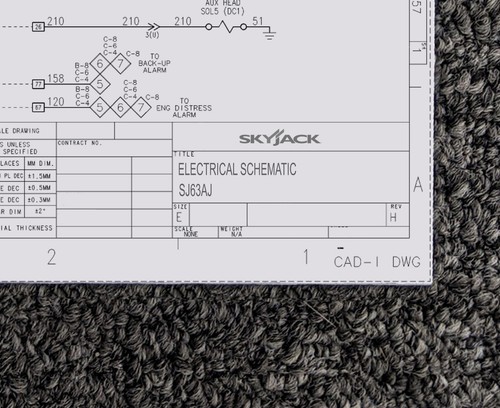 Skyjack SJ63AJ Articulating Boom Lift Electrical Wiring Diagram ...