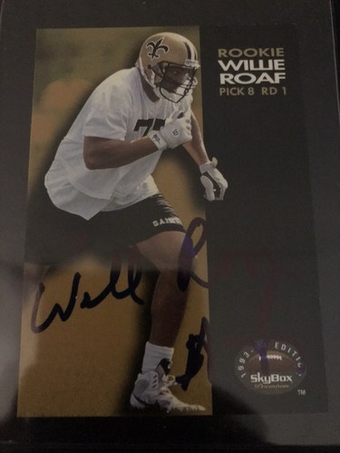 1993 Skybox Premium William Roaf Autographed Rookie Card #171 | eBay