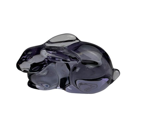 Vintage Purple Resting Bunny Rabbit - Salute! Italia made in Murano ...