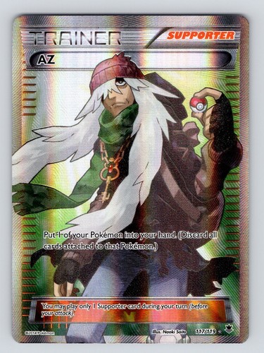 LP FULL ART Pokemon AZ Card PHANTOM FORCES Set 117/119 XY Ultra Rare ...