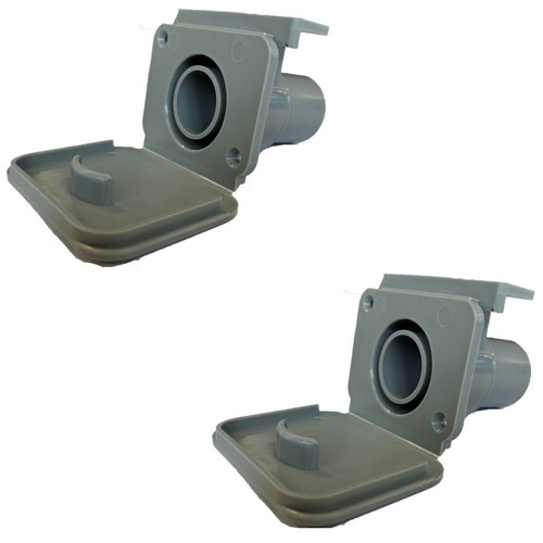 2 x 28mm Caravan Waste Water Outlet Socket Compatible with 28mm ...