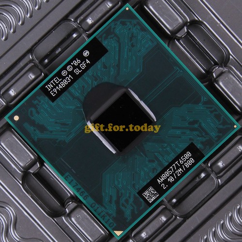 Original Intel Core 2 Duo T6500 2.1GHz Dual-Core (AW80577GG0452MA ...