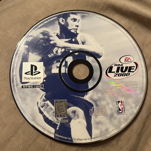 NBA Live 2000 (Sony PlayStation 1, 1999) **DISC ONLY** Disc = Good ...