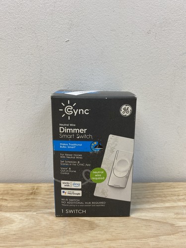 Cync 48717 4-Wire Touch Dimmer Switch - 1.5 Amp Single-Pole/3-Way with ...