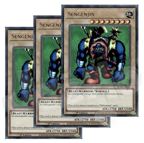 Yugioh - Sengenjin x 3 - 1st Edition Ultra Rare NM - Free Holo Card | eBay