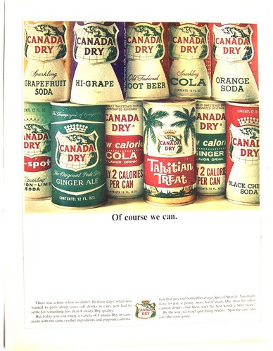 Canada Dry Vintage Soda Pop ad Of course we can. | eBay