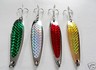 1-100 Pieces 2oz Casting Crocodile Spoons Silver Holographic Fishing ...