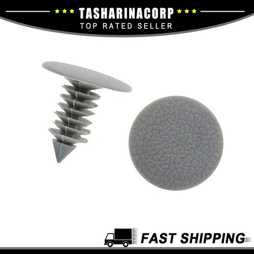 Piece of 50 Car Plastic Gray Rivets Retainers Car Door Fender Clips ...