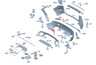 NEW MERCEDES-BENZ GLA H247 REAR BUMPER CENTER LOWER COVER A2478853204 ...