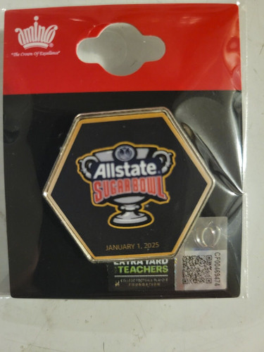 2025 Sugar Bowl Georgia Notre Dame CFP Quarterfinals Aminco Logo Lapel ...