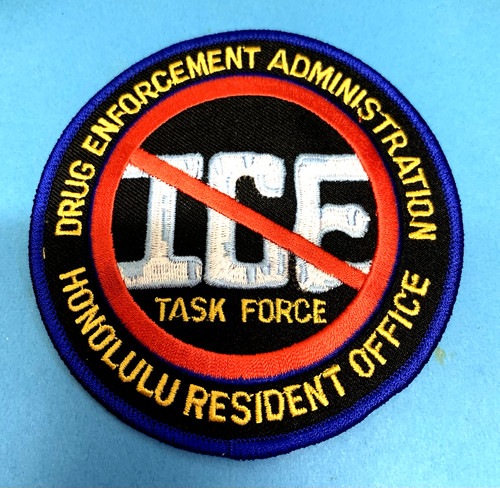 DEA DRUG ENFORCEMENT ICE HONOLULU HAWAII POLICE SHOULDER PATCH | eBay