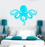 Vinyl Wall Decal Giant Squid Fishing Sea Beast Animal Food Stickers ...