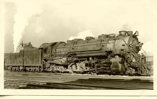 7A434 RP 1936 MOPAC MISSOURI PACIFIC RAILROAD ENGINE #1907 ST LOUIS MO ...