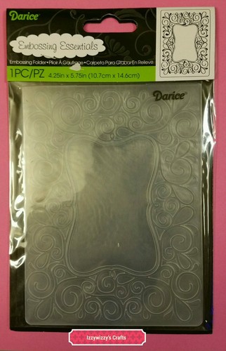 Darice Embossing Folder swirl SCROLL frame flourish swirly New | eBay