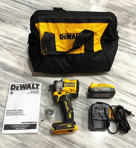 New DEWALT ATOMIC 20V 3/8 in. Impact Wrench Hog Ring Anvil DCF923B Kit ...
