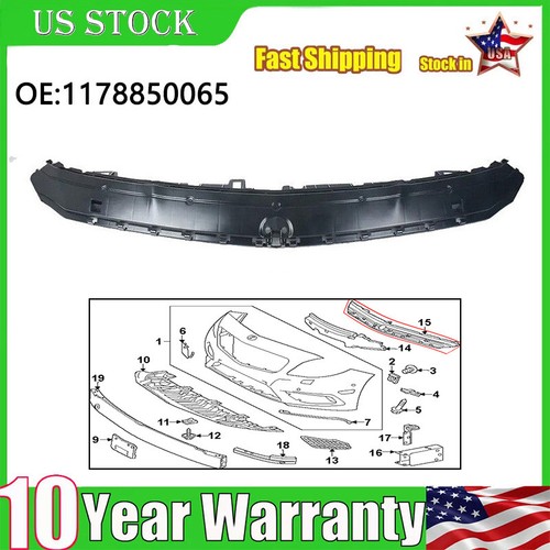 Front Upper Bumper Absorber Support 1178850065 For 2014-16 Mercedes ...