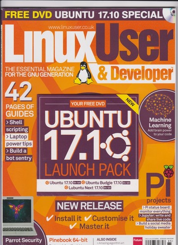 LINUX USER & DEVELOPER MAGAZINE FREE DISC ISSUE 185 JANUARY 2018 | eBay