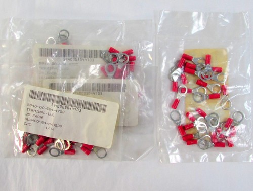 Lot of 100 - NEW Hollingsworth MS25036-104 Ring Terminals 22-18AWG | eBay