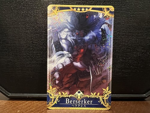 Heracles Stage 5 Berserker FGO Fate Grand Order Arcade Card Holo/Fatal ...