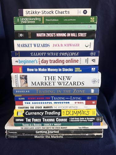 Lot of 19 Classic Trading & Investing Books – Very Good Condition | eBay