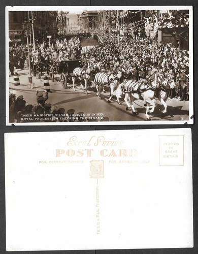 Old Britain Royalty Postcard - Real Photo - 1935 Silver Jubilee ...