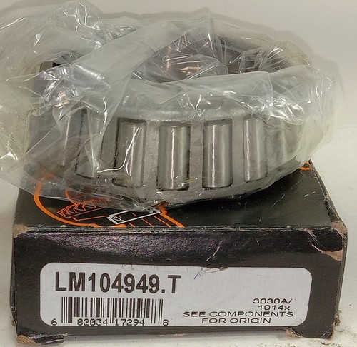 1 NEW DT COMPONENTS LM104949.T TAPERED ROLLER BEARING CONE NIB ***MAKE ...