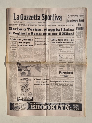 Scottish Mountaineering Screen Sport 5 December 1971 Gigi Riva ...