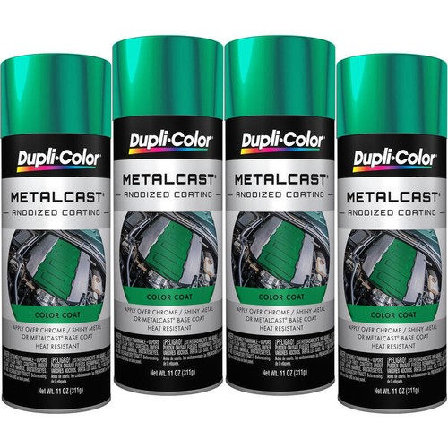 Duplicolor Paint MC203 (4-Pack), Metalcast Paint, Green Anodized, 11 oz ...