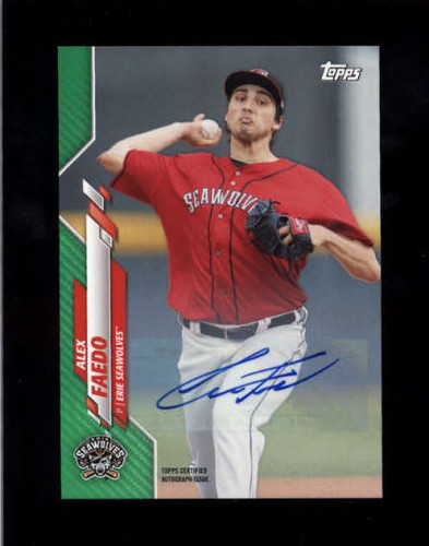 ALEX FAEDO 2020 TOPPS PRO DEBUT ROOKIE GREEN AUTOGRAPH AUTO RC #25/99 ...
