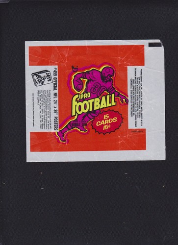 1973 TOPPS FOOTBALL WRAPPER with minor damage | eBay