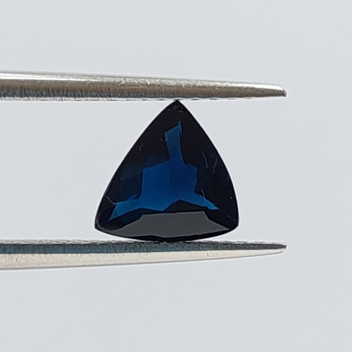 Loose Indicolite gemstones, Triangle shape, 8.25x7.5mm, Checkerboard ...