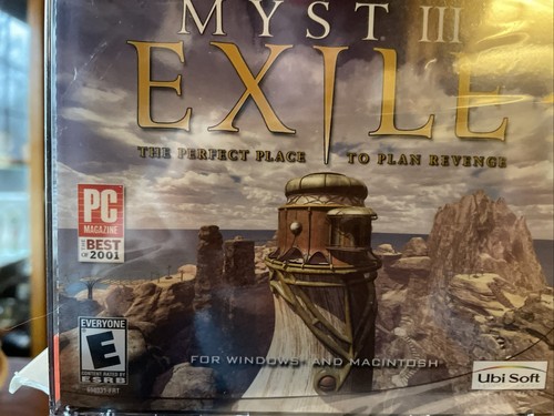 Myst III Exile Windows Macintosh CD ROM Video Game 2001 Ubisoft Sealed ...