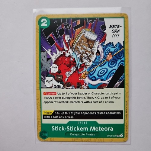 One Piece: Awakening of the New Era Stick-Stickem Meteora (UC) OP05-039 Eng NM/M | eBay