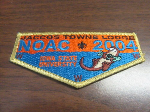 Jaccos Towne 21 2004 NOAC Gold Mylar Border Flap JS2 | eBay