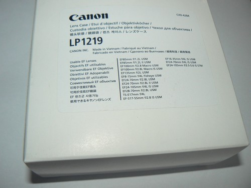 Canon LP1219 Soft Lens Case / Pouch for EF lens from Japan | eBay