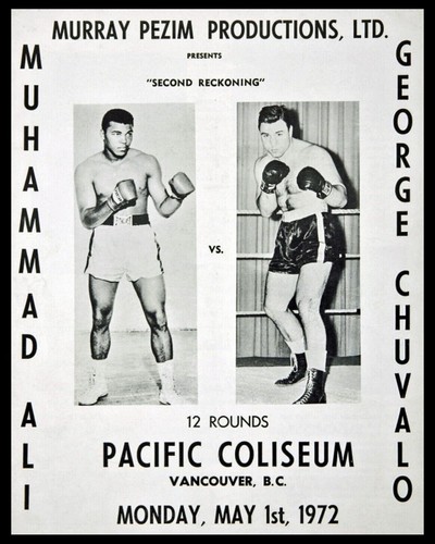 MUHAMMAD ALI vs GEORGE CHUVALO 8X10 PHOTO BOXING POSTER PICTURE | eBay
