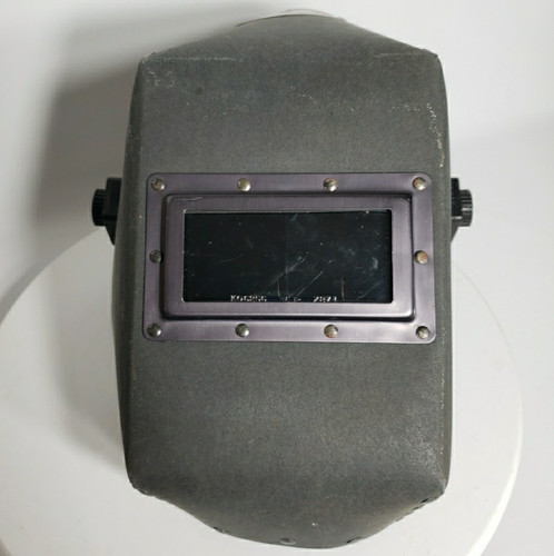 Clean! Vintage Huntsman 411P Welding Hood / Helmet with Weld Green Lens ...